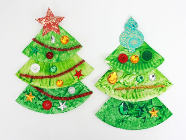 Paper Plate Christmas Tree - ABC School Supplies Blog